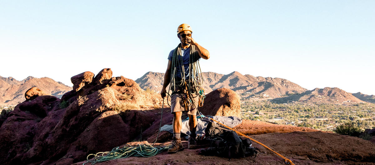 Rock Climbing in Scottsdale's McDowell Mountain Preserve